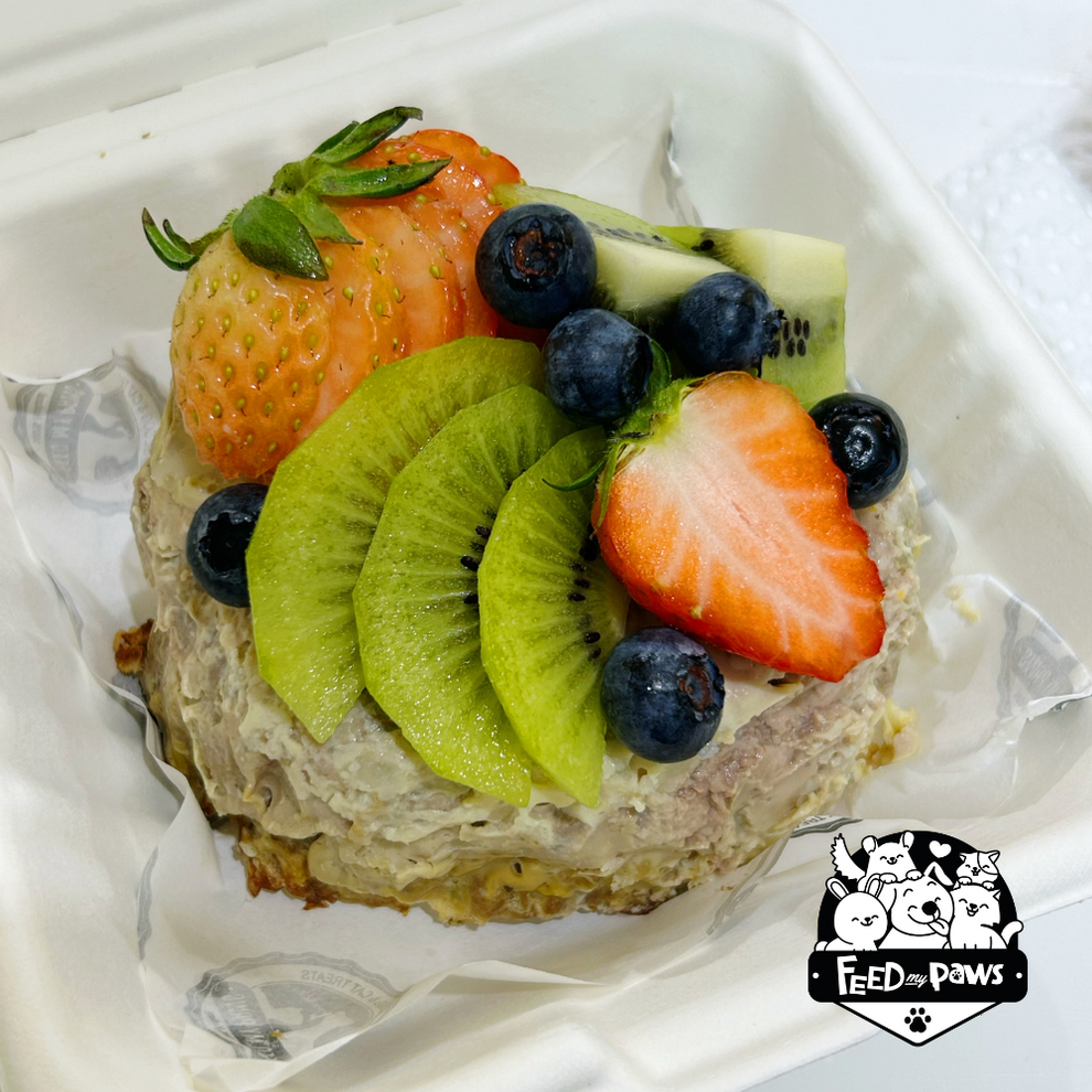 The Naked Bento Cake for Dogs (no frosting/potato/carbs) – Feed My Paws